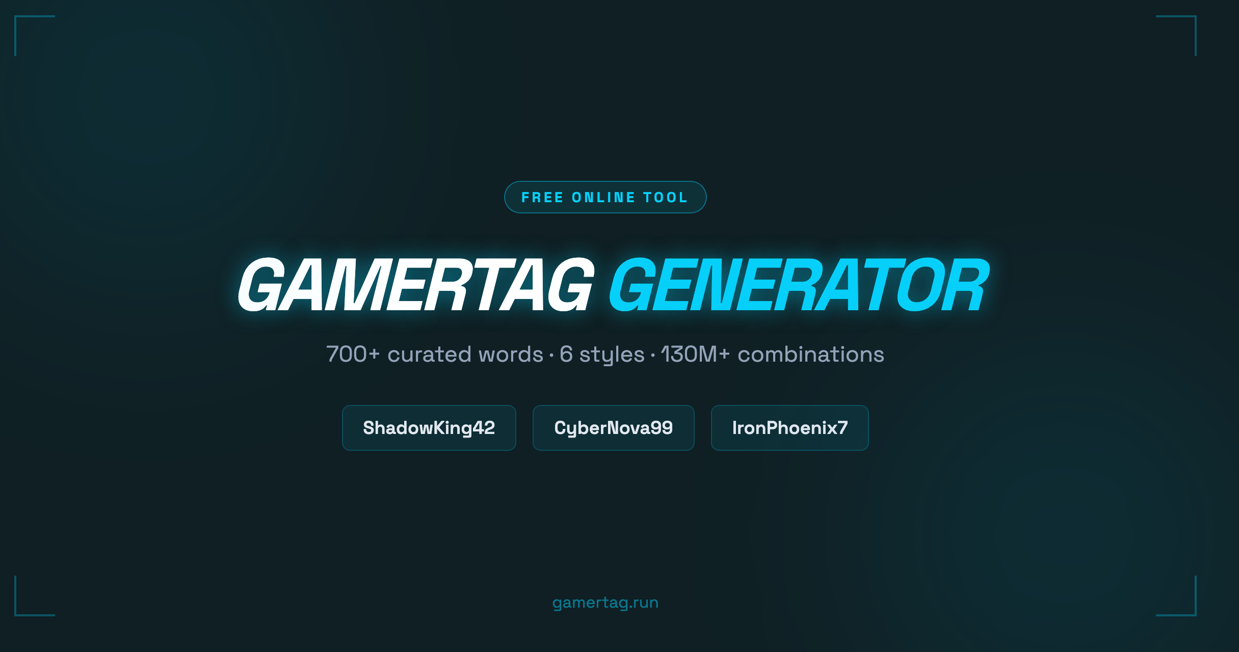 Gamertag Generator - Create Unique Gaming Nicknames